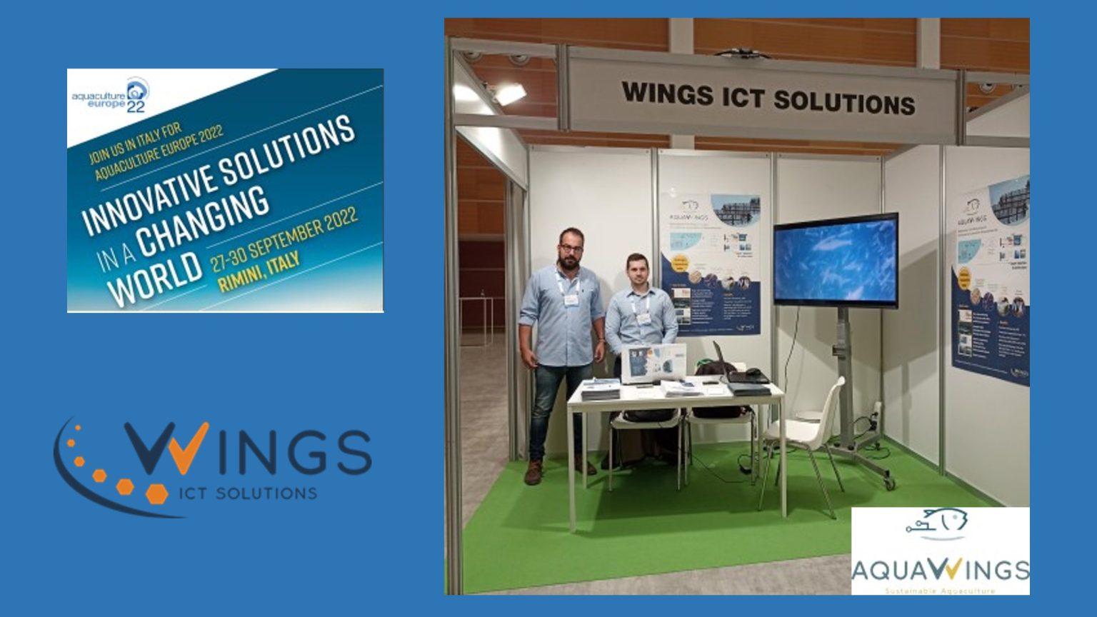 WINGS BOOTH IN AQUACULTURE EUROPE 2022 - WINGS ICT SOLUTIONS