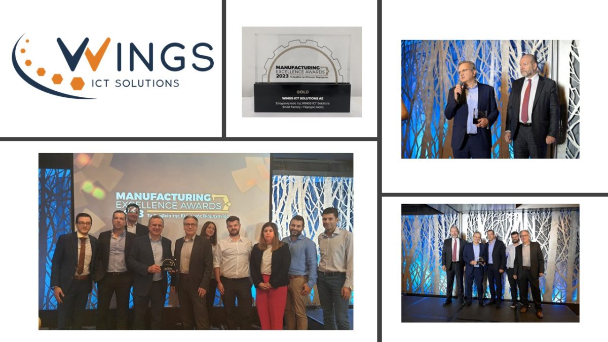 WINGS was awarded a Gold prize at the Manufacturing Excellence Awards ...
